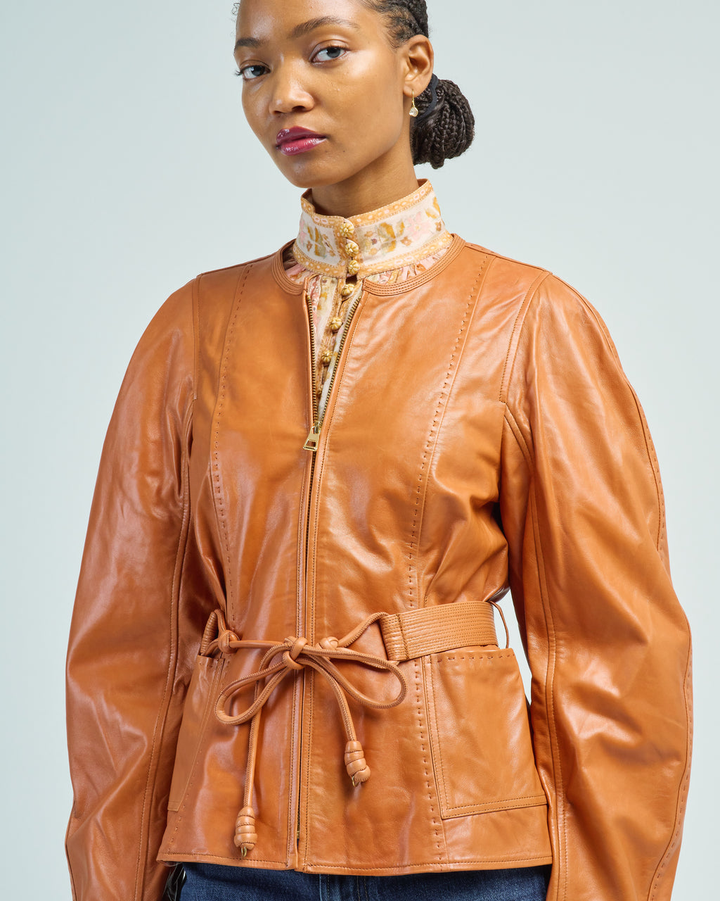 Ulla Johnson Aiden Jacket Saddle – scarpa