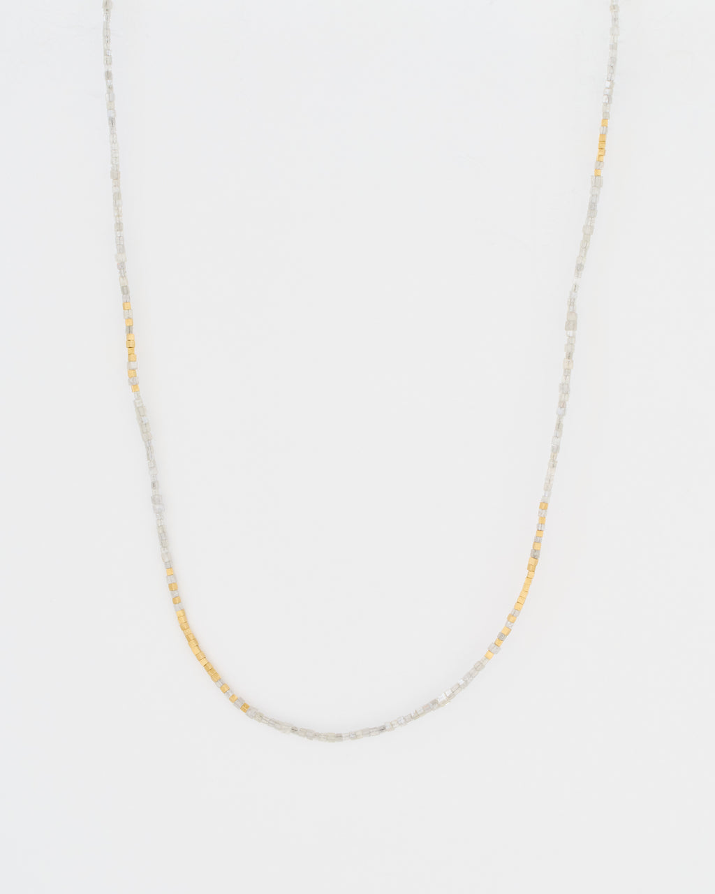 Audrius Krulis Gold And Gray Diamond Square Roundels Necklace- 18 ...