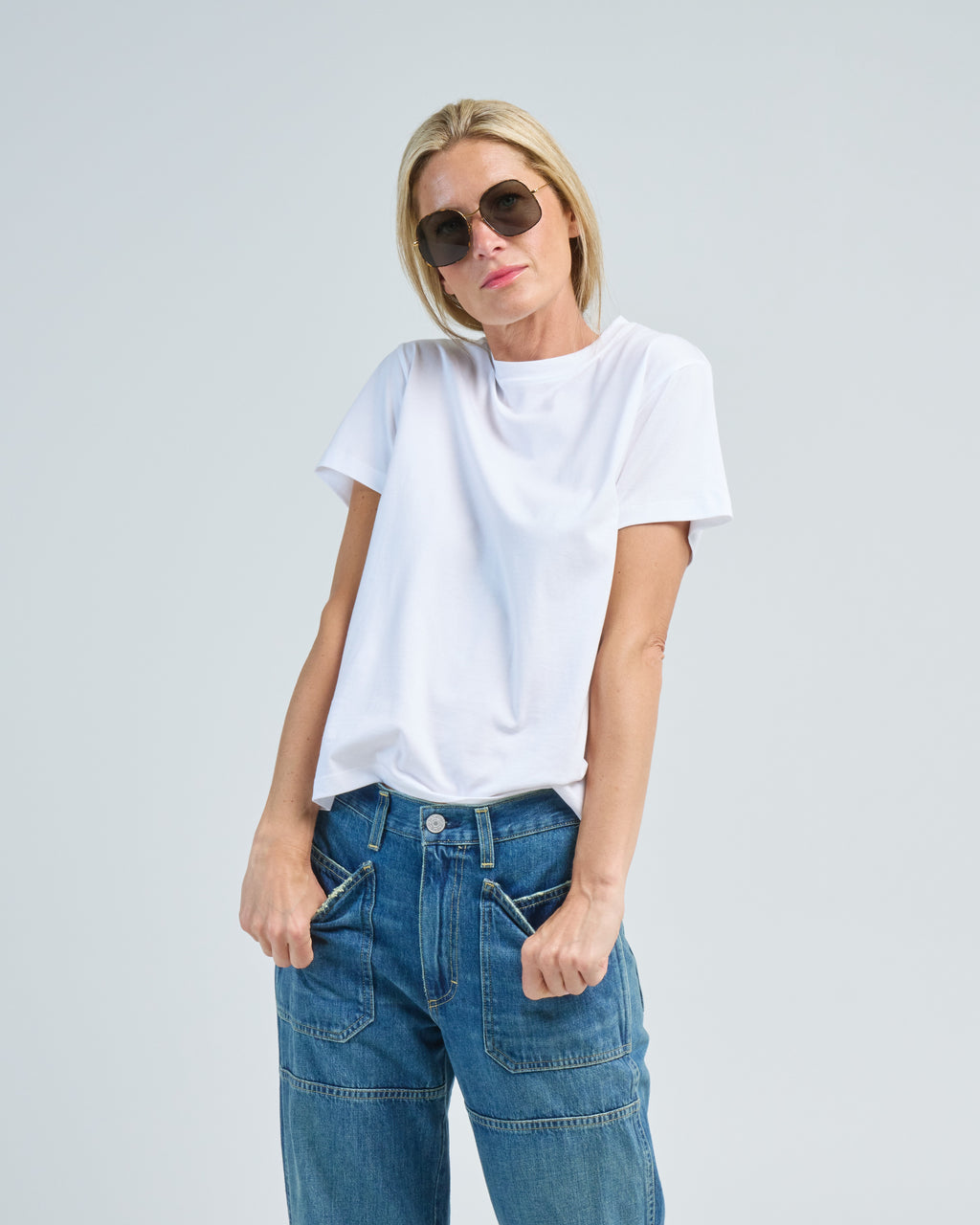 Studio Nicholson Continuity - Jersey - Perfect Tee Optic White – scarpa