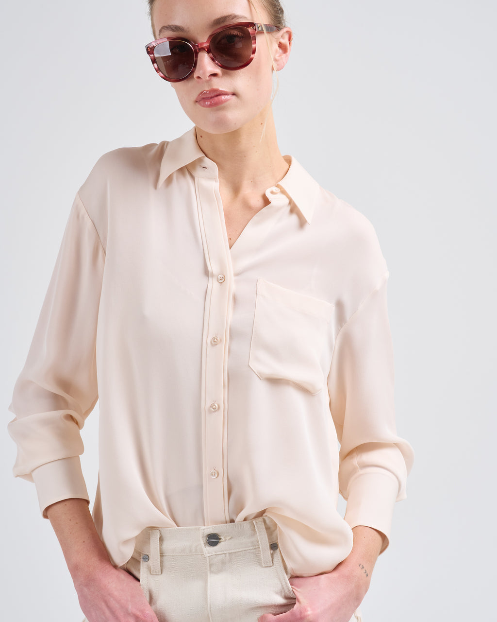 Twp Joey Shirt Palest Pink – scarpa