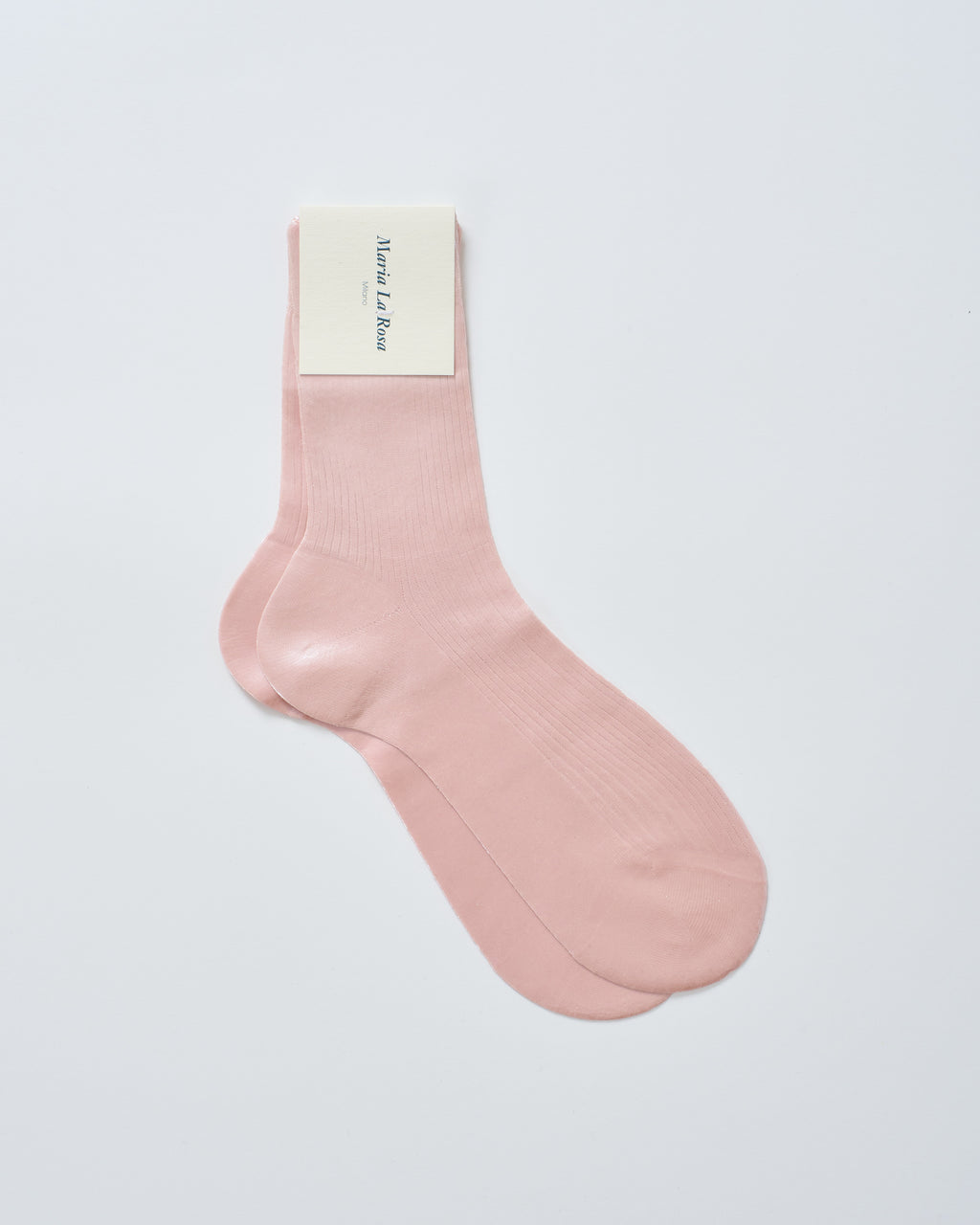 Maria La Rosa One Ribbed Laminated Pale Rose – scarpa
