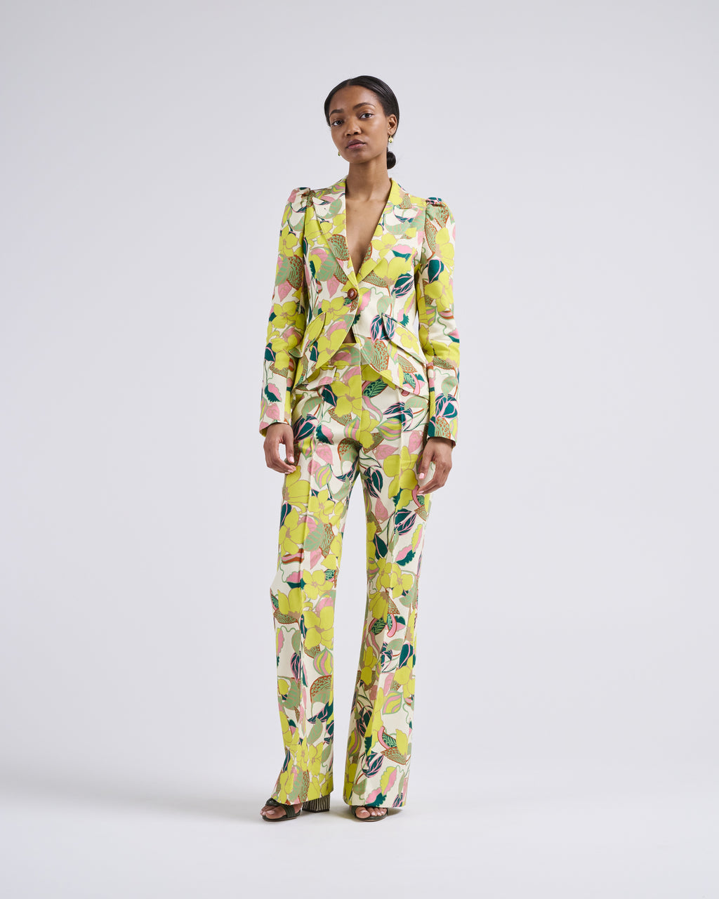 Smythe Patch Pocket Pintuck Trouser Cirtus Cabana – scarpa