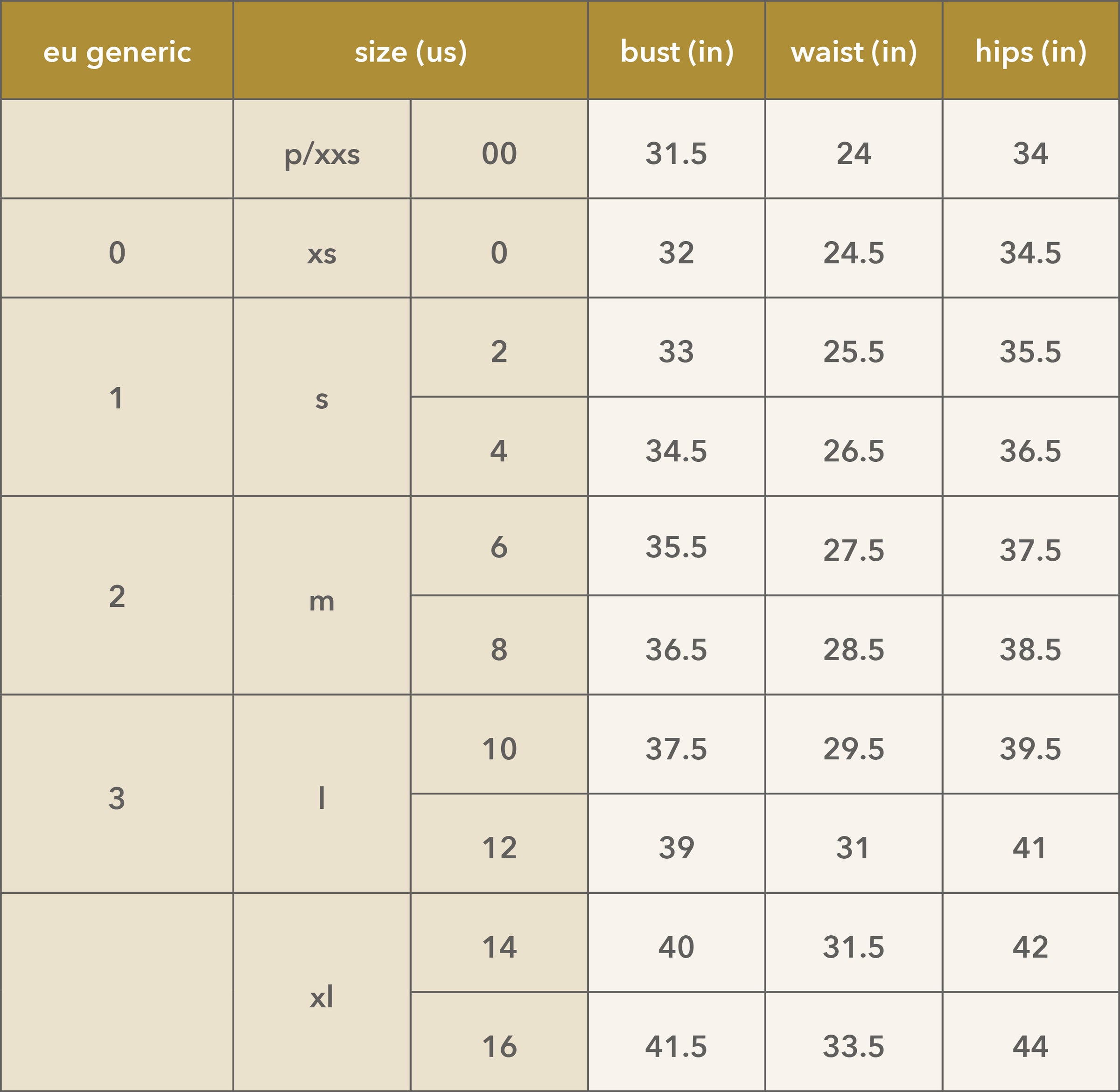 numeric size guide – scarpa