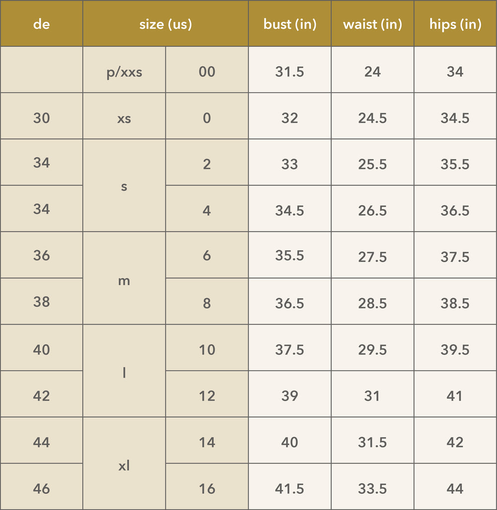 deutsch apparel size guide – scarpa