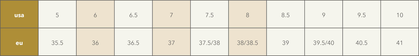 footwear size guide – scarpa