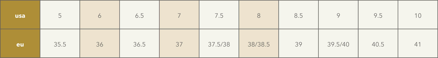 footwear size guide – scarpa