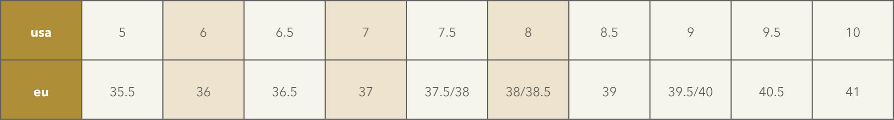 footwear size guide – scarpa