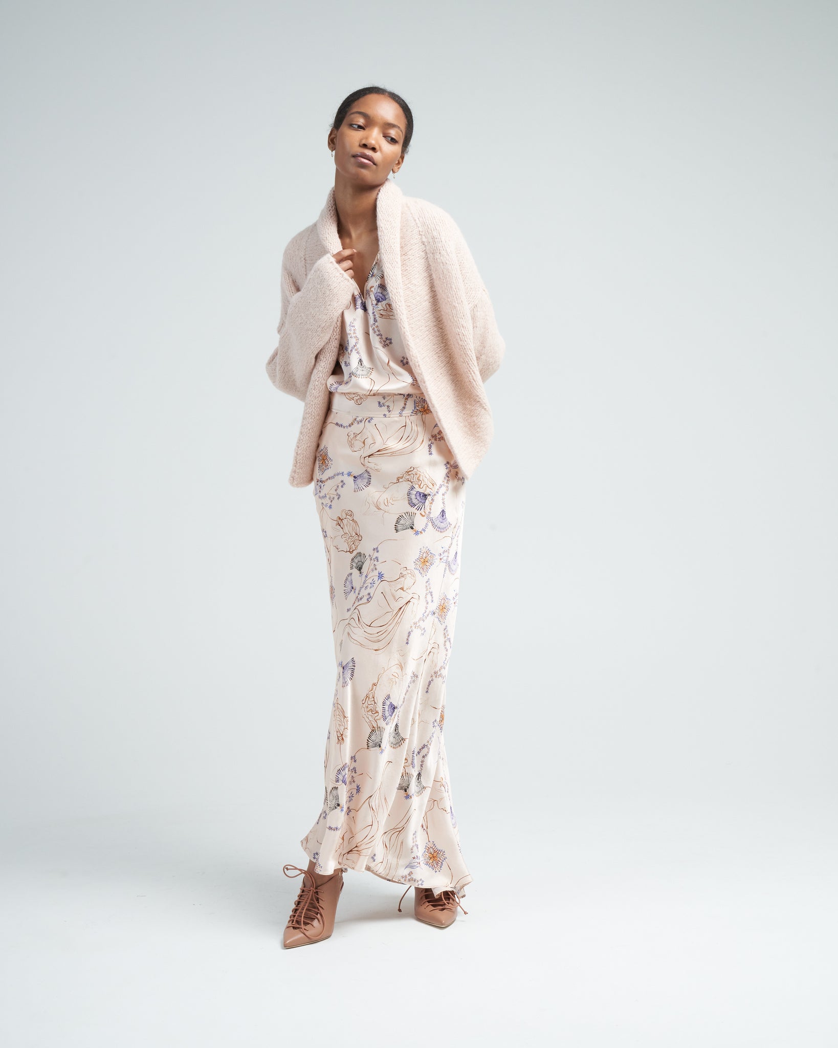 Forte Forte Gauzed Alpaca Cardigan Skin – scarpa