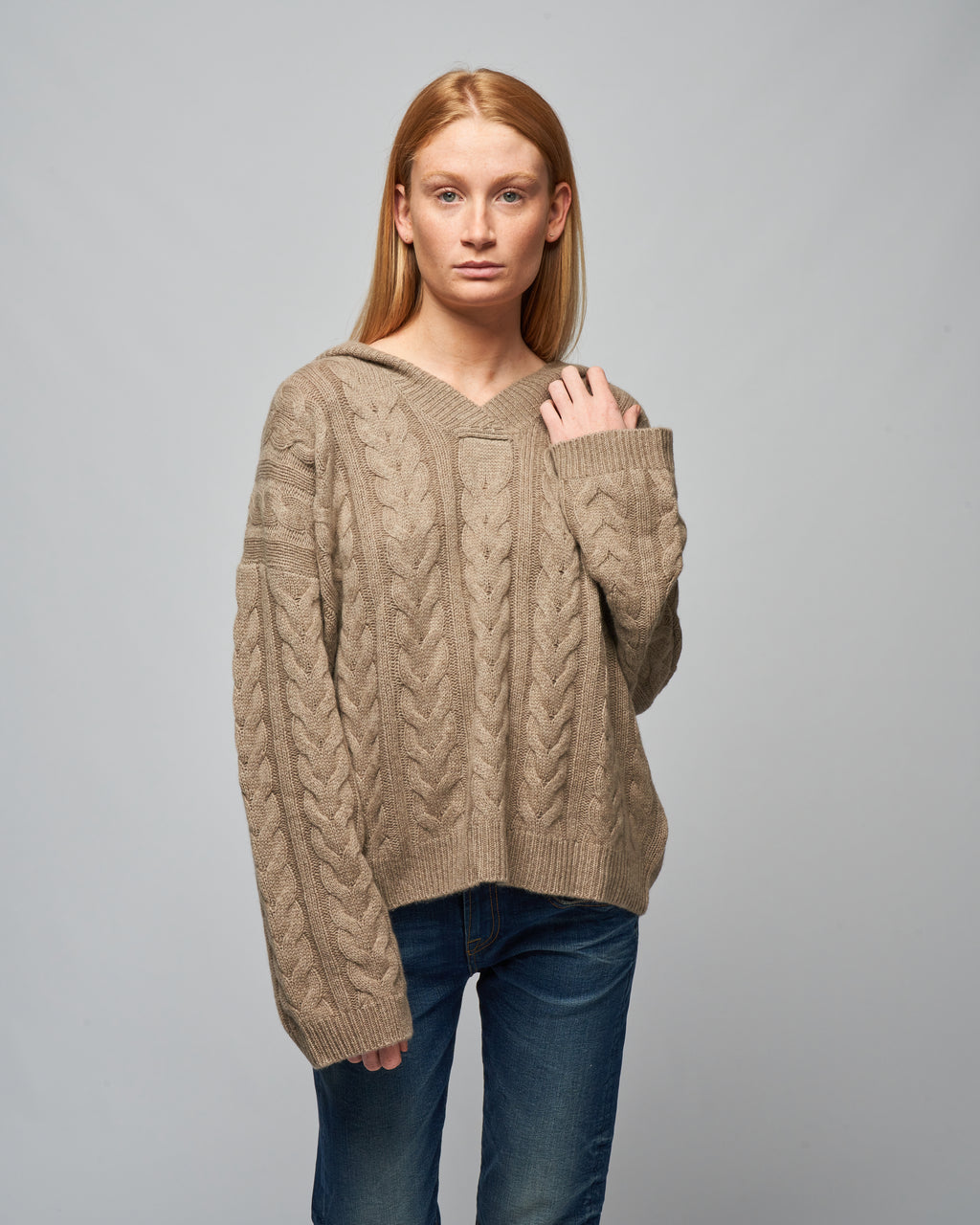 Lisa Yang Connie Sweater Mole – scarpa