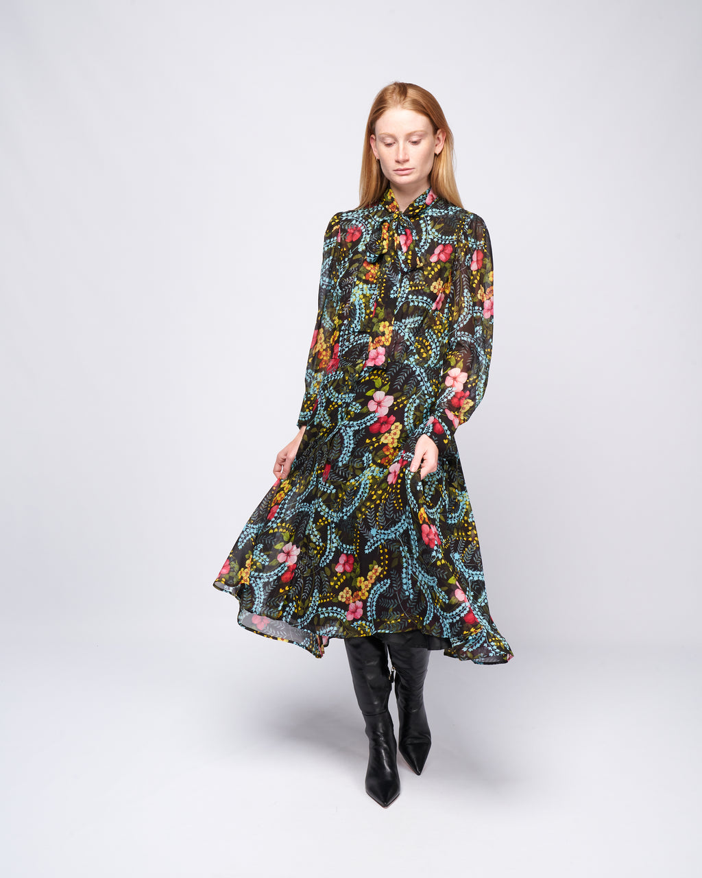 Sara Roka Thela70 Dress Liberty Flower – scarpa