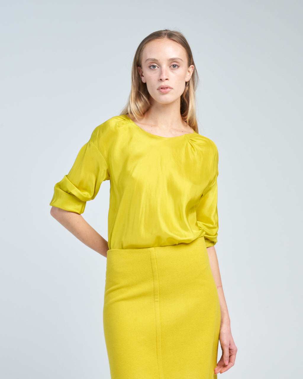 Susanne Bommer Shirt Loose Lemon – scarpa