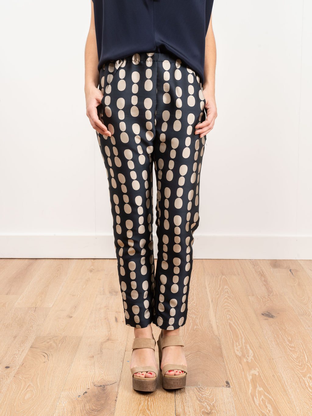 Zero + Maria Cornejo Tabi Print Pant Black Multi – scarpa